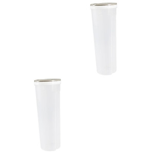 Ciieeo 2pcs Food Organizers Clear Containers Grains Container Spaghetti Organization Pasta Container Food Container Cereal Container Noodles Container Spaghetti Container Storage Cereals