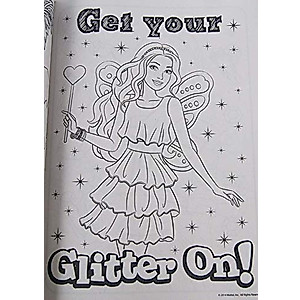 Lazy Days Barbie Dressed to Dazzle Coloring and Activity Book - 64 Pages