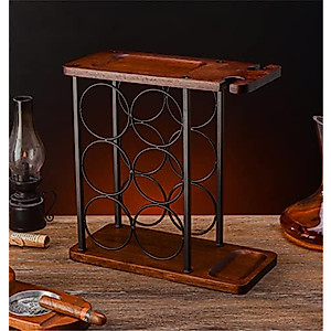 DOUBA Wine Bottle Rack Wrought Iron European Creative Wine Rack Wine Bottle Storage Rack Practical Ornaments