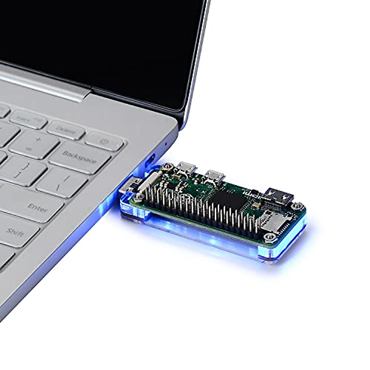 GeeekPi USB Dongle Expansion Board with Case for Raspberry Pi Zero/Zero W/Zero 2/Zero W 2, Both Front & Back Side Can Be Inserted