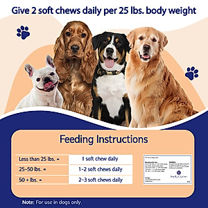 Smell of Nature Multi Dog Supplement Chews with Probiotics, Mushroom Extract & Turmeric - Soft Chewable Supplement for Overall Health & Wellness - Made with Superfoods - 60 Chews