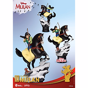 Disney Classic: Mulan DS-055 D-Stage Statue, Multicolor, 6 inches