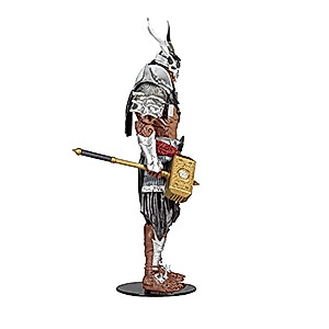 McFarlane Toys Mortal Kombat Shao Kahn (Platinum Kahn) 7" Action Figure with Accessories