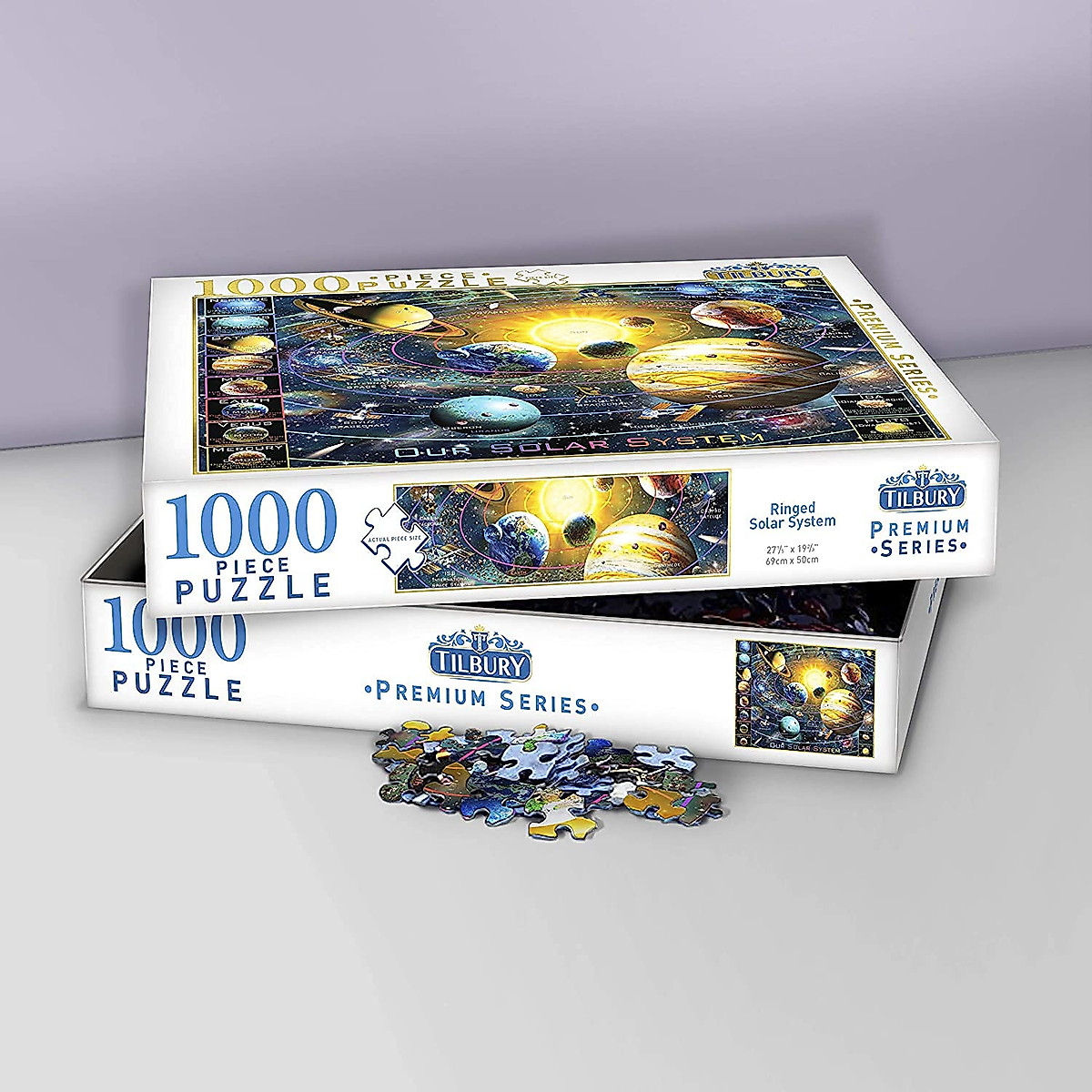 TILBURY Premium Jigsaw Puzzle - 1000 Piece Puzzle - A Brilliant Solar System Puzzle. The Perfect Jigsaw Puzzle For The Whole Family And Great Games For Adults