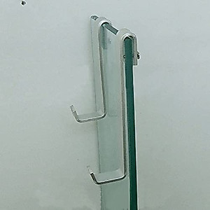 Rddconkit Pack of 4 Towel Hanger Hanging Hook for Bathroom Shower Glass Doors (Hook Inner Diameter 11mm/0.43")