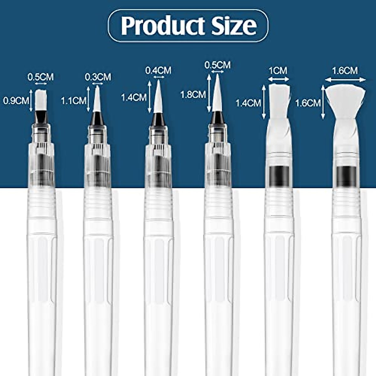 Alcohol Ink Blending Tool Set Include Blending Brush Pen Multiple Tip Shapes Foam Tipped Blending Swabs with Mini Air Blower for Card Making Embossing Painting Rendering (35)