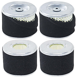 NIDAIFEI 4 Pack GX270 GX240 Air Cleaner Element Replaces Honda 17210-ZE2-822, 17210-ZE2-505, 17210-ZE2-515 for Honda GX240, GX240K1, GX240R1, GX240RT1, GX240U1, GX240UT1, GX270 Engines