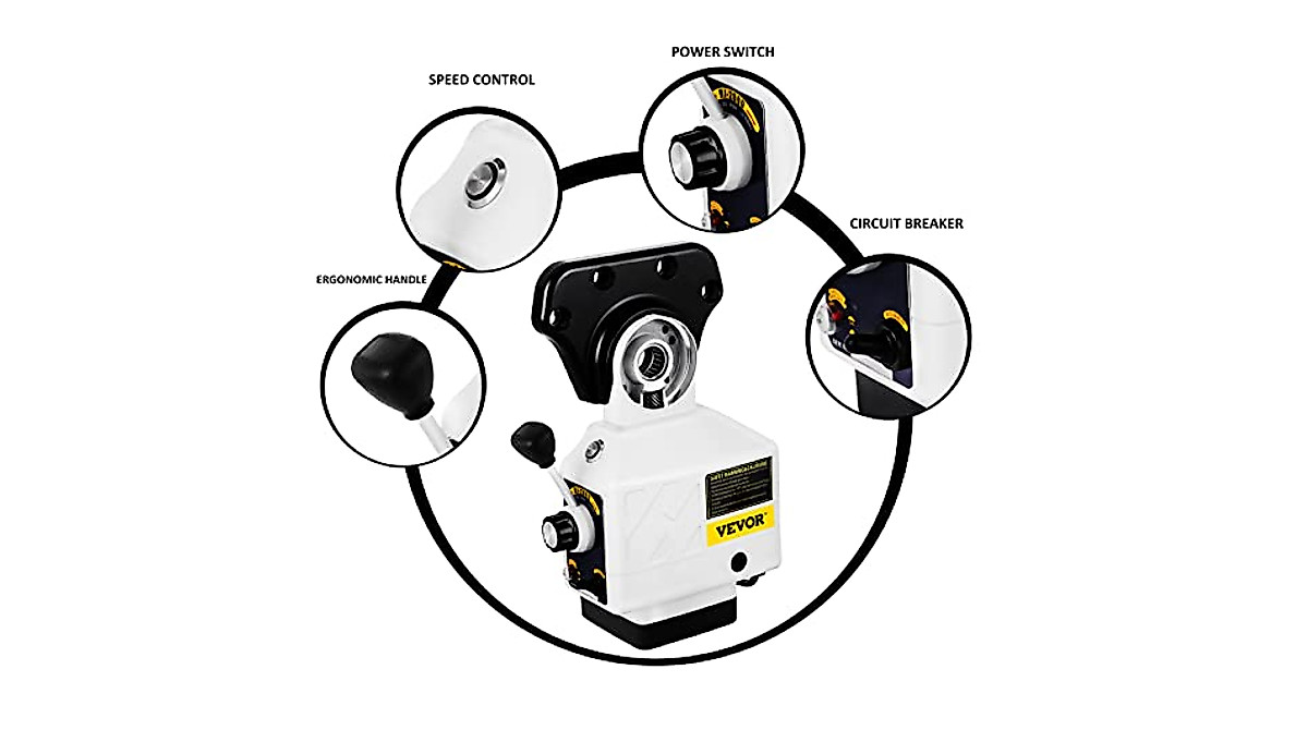 Mophorn Al-310S X-Axis Power Feed for Milling Machines