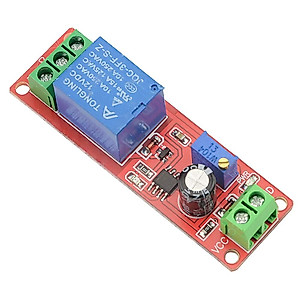 XINGYHENG 5Pcs 12V NE555 0-10 Seconds Delay Timer Switch Module Constant Current Regulator Timer Delay Converter for Automotive Control System Electrical Equipment