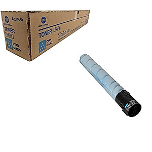 Konica Minolta TN321C A33K230 Bizhub C224 C284 C364 Toner Cartridge (Cyan) in Retail Packaging