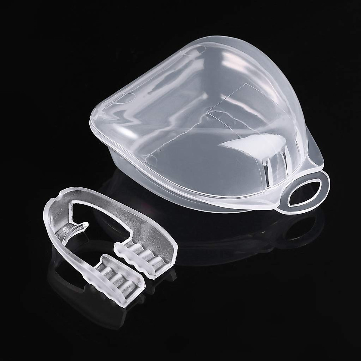 Gergxi Mouth Guard Brace,GergxiAnti Grinding Teeth Protector Dental Mouth Guard Grinding Bruxism Gum Shield, 40x30mm(1.57x1.18in)