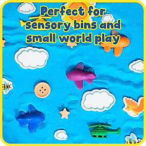 READY 2 LEARN Colored Sand - Light Blue - 2.2 lbs - Play Sand for Kids - Perfect for Wedding Unity Ceremonies, Crafts, Sensory Bins and Vase Filler