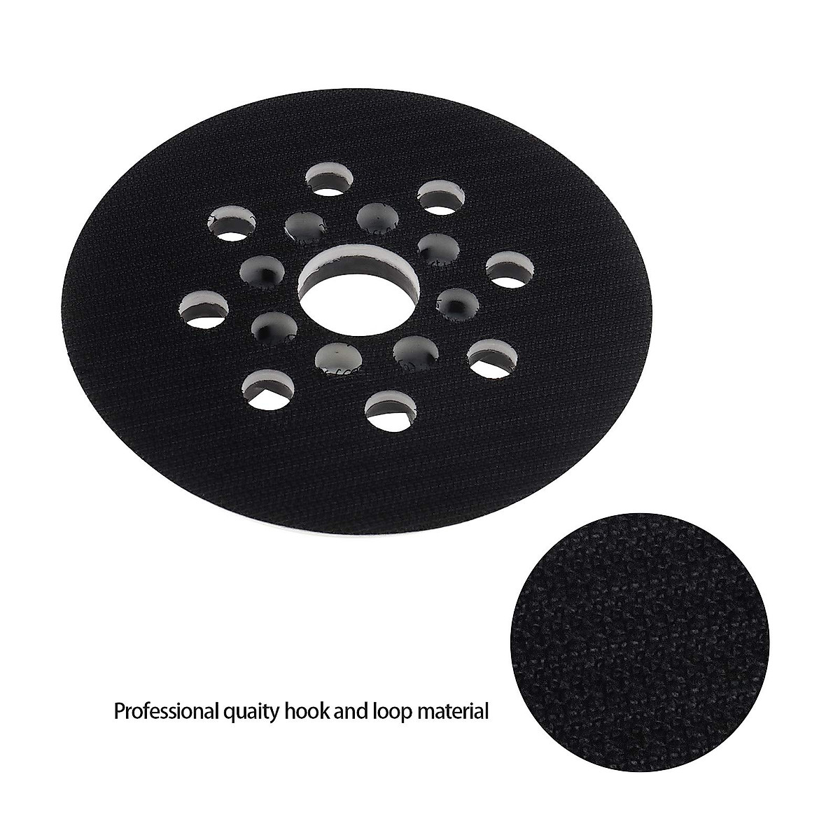 SING F LTD 5Inch/125mm Hook & Loop Sanding Backing Pad Replacement Part Compatible With Bosch PEX220 PEX220A Skil 7402 7490 2609000750