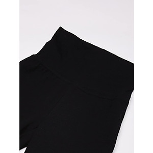 The Children's Place girls Active Foldover Waist Pants, Black Single, Large US