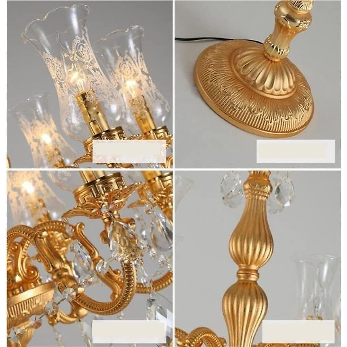 AQUETI Floor Light Standing Lamp Floor Lamp Glass Lampshade Standing Floor Light for Living Room Floor Lamp Lustre Floor Lamp Standing Light