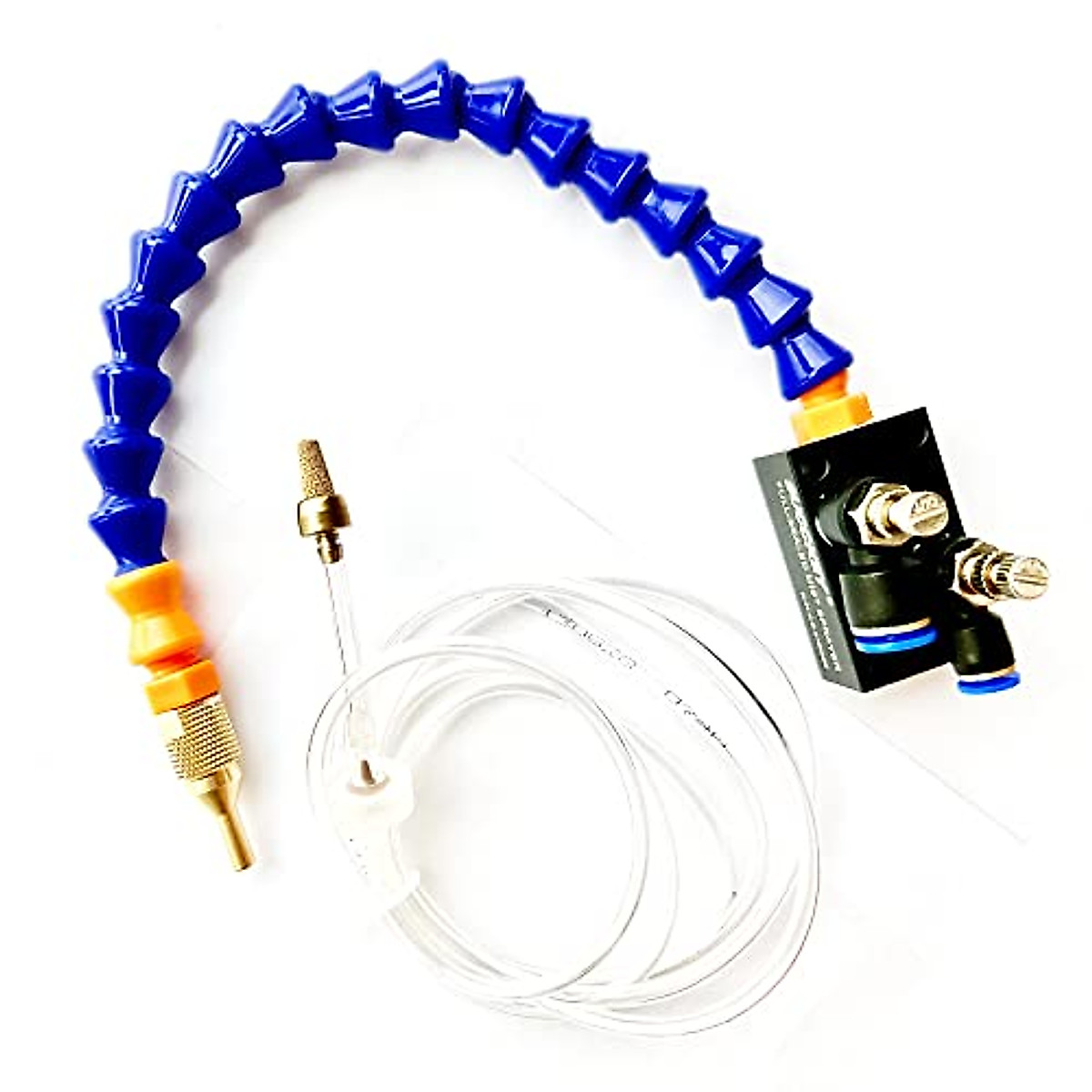 YWY Upgrade Version Mist Coolant Lubrication Spray System for Metal Cutting Engraving Cooling Sprayer Machine for Air Pipe CNC Lathe Milling Drill