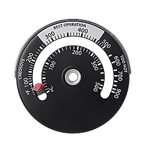 QIXIAMO Thermometer Professional Capillary Temperature Gauge 0-120℃ Water & Oil with 1m