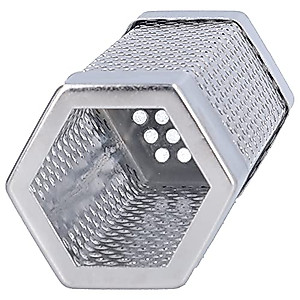 Reuiqu Smoke Tubes for Pellet Grills, Hexagonal Pellet Tube for Smoking, Pellet Smoker for Gas Grill, Electric, Charcoal Grills or Smokers(Hexagonal Single Pipe (6"))