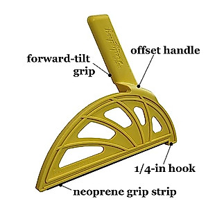 The Hedgehog Push Block For Table Saws, Router Tables, and Jointers - Offset Handle Push Stick