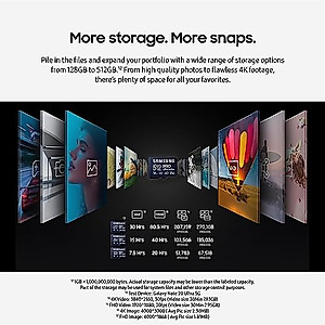 SAMSUNG PRO Ultimate microSD Memory Card + Adapter, 512GB microSDXC, Up to 200 MB/s, 4K UHD, UHS-I, Class 10, U3,V30, A2 for GoPRO Action Cam, DJI Drone, Gaming, Phones, Tablets, MB-MY512SA/AM