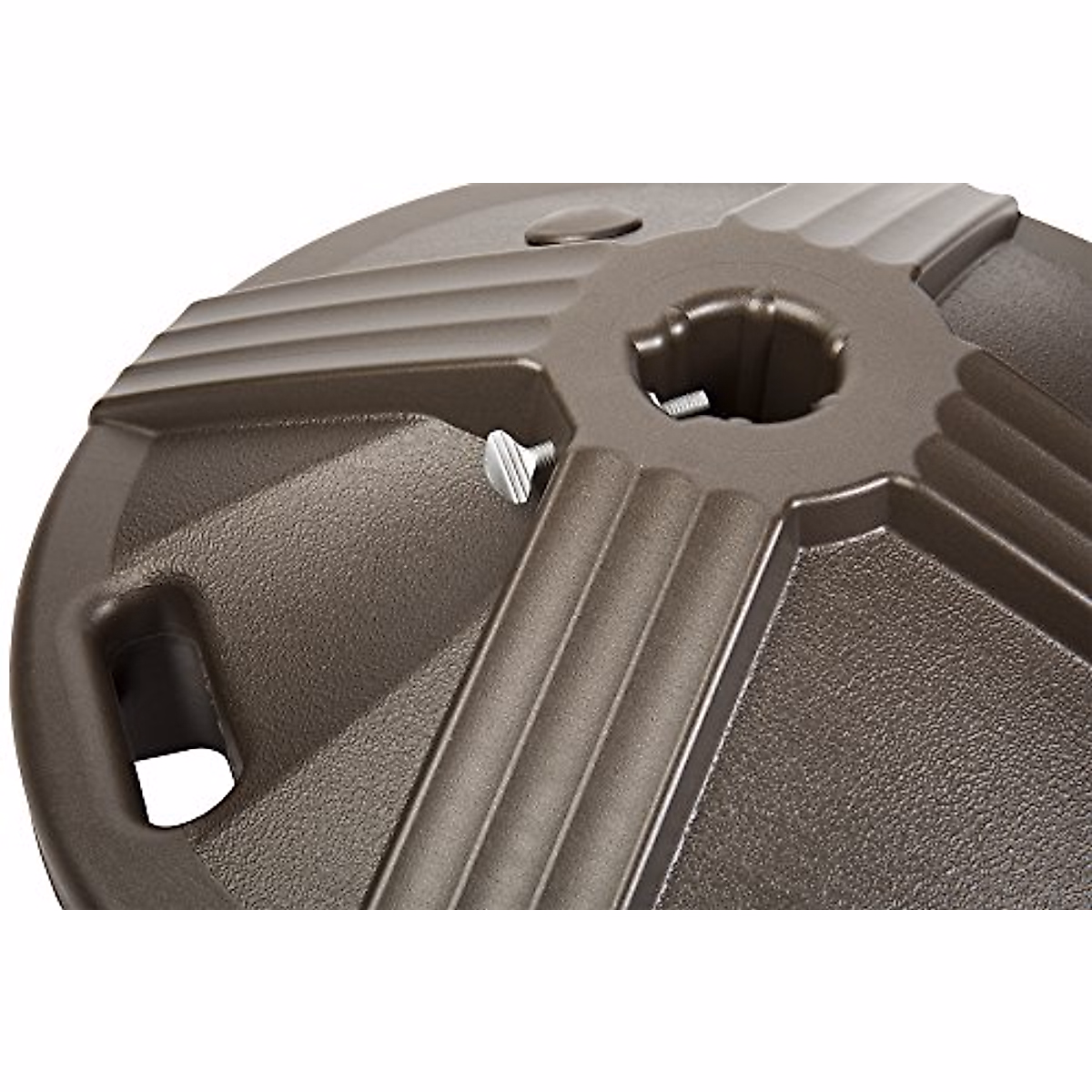 US Weight Durable Fillable Umbrella Base Designed to be Used with a Patio Table 3.5 pounds , Bronze