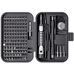 SOONAN Precision Screwdriver Set, 130 in 1 Electronics Repair Tool Kit with 120 Bits, Magnetic Screwdriver Set & 10 Tool Set, Idea for Computer Phone Watch Camera Laptop
