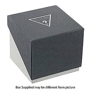 GUESS Men Quartz Watch with Stainless Steel Strap, Golden, 24 (Model: GW0094G2)