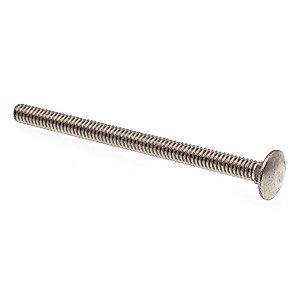 Prime-Line 9062490 Carriage Bolts, 1/4 In.-20 X 3-1/2 In., Grade 18-8 Stainless Steel (50 Pack)