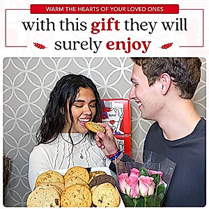 David's Cookies Premium Gift, Gourmet, and Freshly Baked Valentine's Day Assorted Cookies in a Love Tin Gift Box For Your Love Ones, Deliciously Handmade Soft Variety of Cookies - 2 lbs