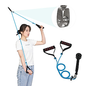 Fanwer Shoulder Pulley - Multi-Use Pulleys for Shoulder Rehab Over Door - Arm Rehabilitation Assisting Exercise Equipment for Rotator Cuff Recovery, Improve Flexibility Stretching, Range of Motion