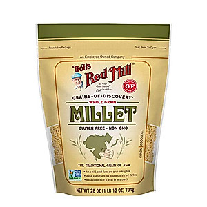 Bob's Red Mill Whole Grain Millet, 28-ounce (Pack of 4)