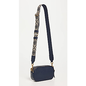 Tory Burch Women's Mini Miller Crossbody Bag, Tory Navy, Blue, One Size