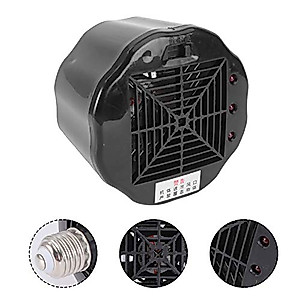 YARDWE Reptiles Reptile Heat Emitter Safe Chicken Coop Heater Livestock Heat Warm Light Cultivation Heating Lamp for Farm Animal Poultry Cat Dog Reptile Style Poultry Heat Lamp