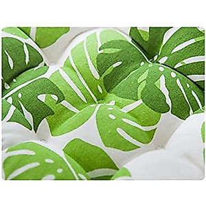 AKSTRN Set of 6 Dining Chair Seat Cover, Chair Pads Square Cotton Chair Cushion Thicken Soft 16 X 16 for Office, Desk Dining Living Room Chairs 15.7 x 15.7 x 3