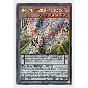 Odd-Eyes Phantasma Dragon - BLCR-EN075 - Secret Rare - 1st Edition