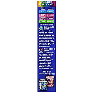 Pillsbury Moist Premium Cake Mix 15.25 Ounce and Funfetti Vanilla Flavored Frosting 15.6 Ounce