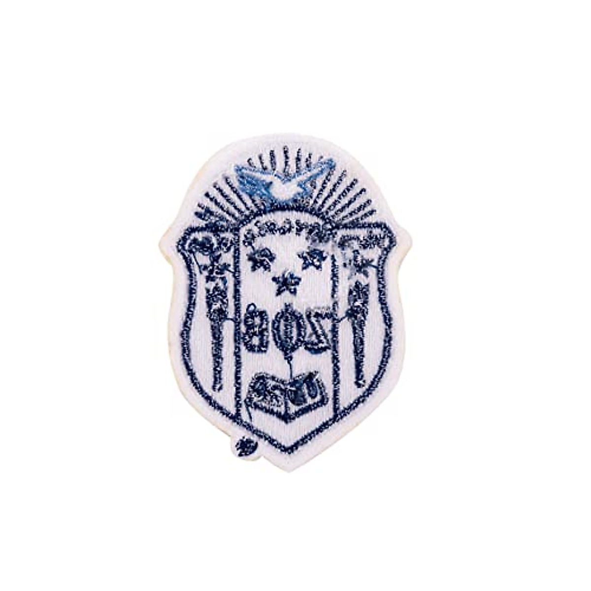 Desert Cactus Zeta Phi Beta Sorority Patch Embroidered Appliqué Patch Sew or Iron On Blazer Jacket Bag (Design 2) (3 inches)