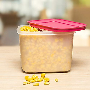 Tupperware Plastic Freezer Mates Gen II 1.1L 1pc (Pink, White)