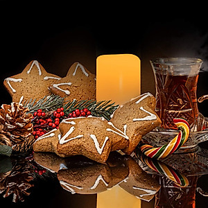 iZAN Outdoor Flameless LED Candles with Remote & Timer - Long Lasting Waterproof Flickering Battery Operated Electric Pillar Candles Halloween Christmas Home Decor 3"x4"/5"/6" 3-Pack