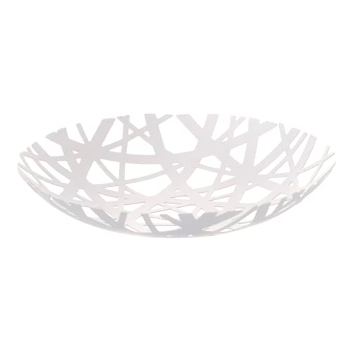 YAMAZAKI Home Bowl | Steel | Fruit Basket, One Size, White