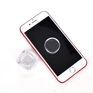 LIYAR 5g Cosmetic Jars Makeup Plastic Jars BPA FREE Samples Lip Balm Containers Empty Plastic Jars Cosmetic Containers Small Plastic Containers with Lids(Diamond Shaped,40 Pack)