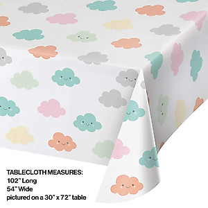 Creative Converting Sunshine Baby Shower Tablecover, One Size, Multicolor