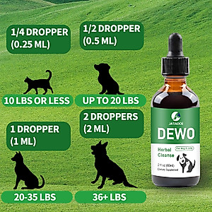 Cats & Dogs Liquid Herbal Supplement Drops for Kitten and Puppies,Cleans and Cares for Your pet's Body, Strengthens The Immune System and Improves Your pet's Health