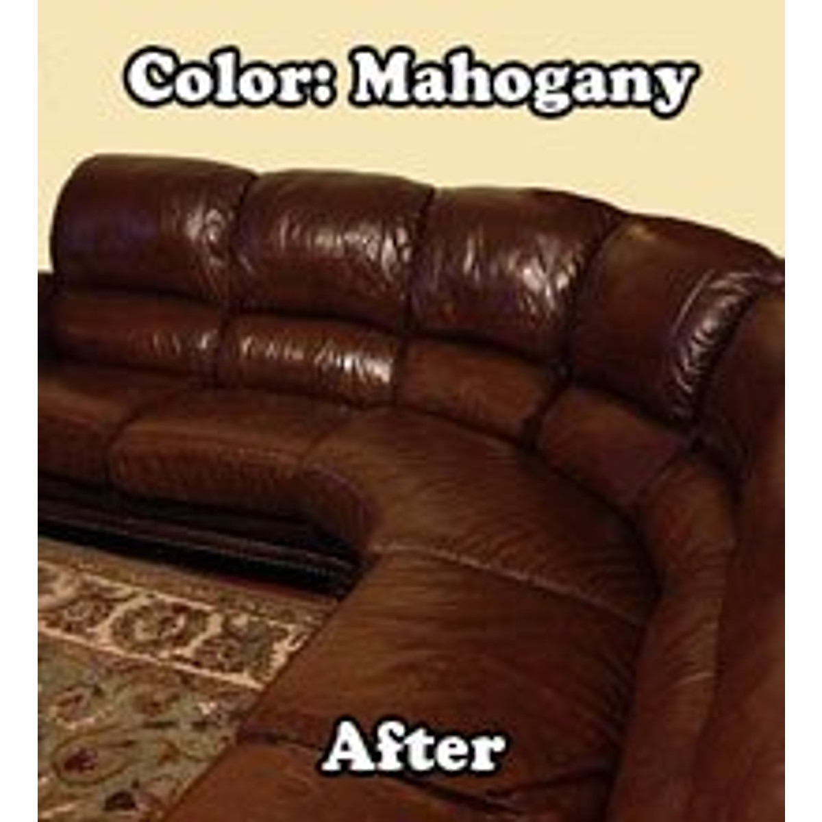 Blend It On Leather Max Large Project 8 Ounce Jar Refinish for Your Furniture, Jacket, Sofa or Car Seat, (Dark Brown) Super Easy Instructions, Restore Any Material, Bonded, Pleather, Genuine