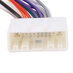 Vehicle Radio Wire, Car Radio Wiring Harness Stereo Adapter ISO Cable Plug Replacement for Nissan Juke