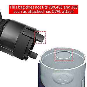 UCEDER Black Nylon Mesh Pool Cleaner Bags,All Purpose Filter Bag with Zipper Replacement for Polaris 360 and 380 Pool Cleaner (2)