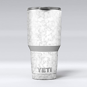 Design Skinz Slate Marble Surface V53 - Skin Decal Vinyl Wrap Kit Compatible with The Yeti Rambler Cooler Tumbler Cups
