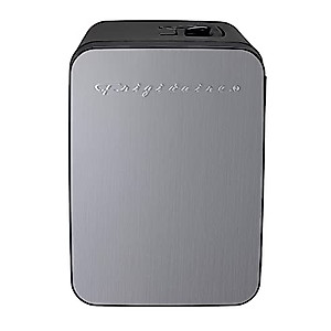 FRIGIDAIRE Portable 10L, 15-can Mini Fridge Brushed Stainless Rugged Refrigerator, EFMIS183-SS (Renewed)