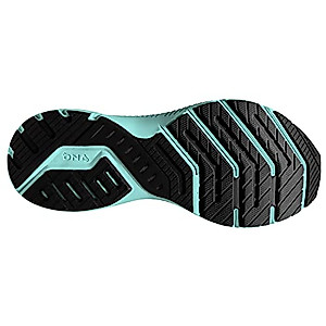 Brooks Launch 8 Women's Neutral Running Shoe - Black/Ebony/Blue Tint - 9.5 Wide