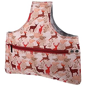 MILISTEN Knitting Tools 1pcs Knitting Tote Bag Yarn Storage Organizer Yarn Tote Project Bag Knitting Wrist Bag for Knitting Needles, Yarn and Crochet Supplies (Deer) Travel Organizer Bags